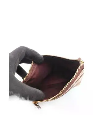 LOUIS VUITTON 2010 Mini Pochette Monogram Idylle Sepia Shoulder Bag