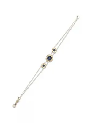 OFFICINA BERNARDI Senzatempo Essence Sapphire And Diamond Bracelet - Gold