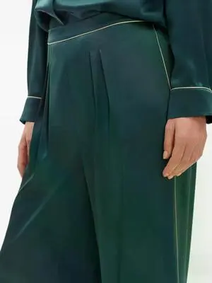 ERES Silk Satin Wide Leg Trousers