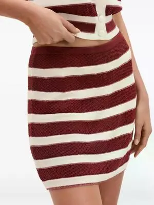 ERES Mini Intervalle Horizontal-stripe Skirt