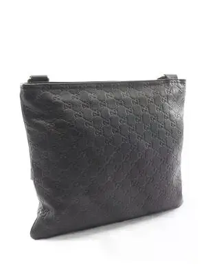 Gucci Debossed Guccissima Leather Messenger Bag