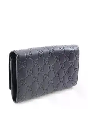 Gucci 2000s Guccissima Bow Continental Wallet