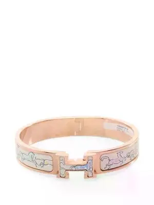 Hermès 2020s Pm Clic Clac Chevaux En Liberté Bangle