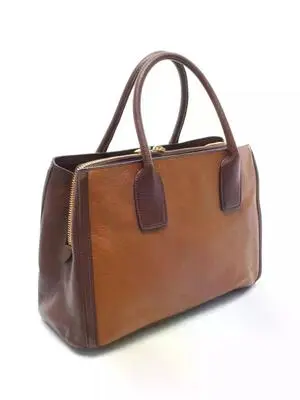 Miu Miu Madras Bicolore Tote Bag