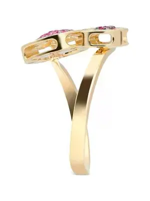 OFFICINA BERNARDI Small Senzatempo Essence Ruby Ring - Gold