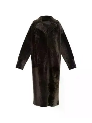 ARMA Ines Reversible Shearling Coat - Brown