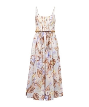 Zimmermann Strappy Dress - Nude