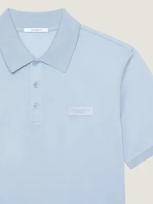 Givenchy Polo In Cotton With Paris Gros Grain