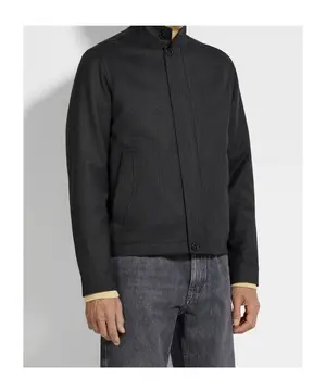 Zegna High-neck Wool Jacket