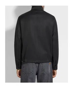 Zegna High-neck Wool Jacket