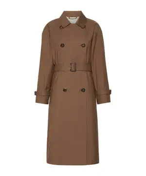 Max Mara Collared Long-sleeved Coat - Brown