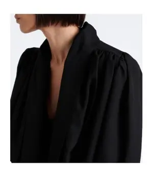 Chloé Gathered Cropped Faille Jacket