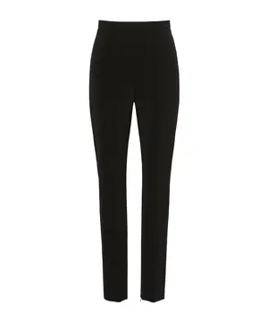 Max Mara Slim Stretch Pants - Black