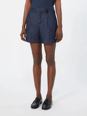 Max Mara Cotton Denim Shorts