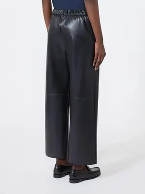 Max Mara Leather-style Straight Leg Pants