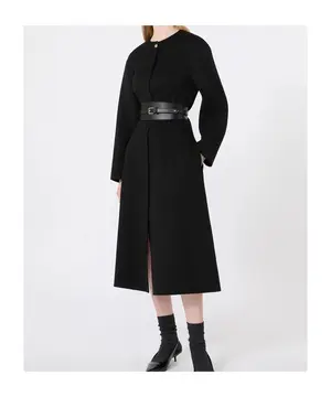 Max Mara Wool, Cashmere And Silk Redingote Coat