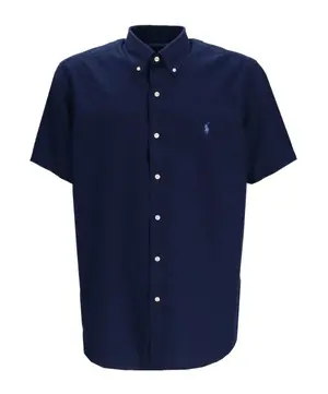 Polo Ralph Lauren Logo-embroidered Short-sleeve Shirt - Black