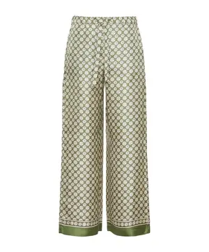 Max Mara Drawstring Casual Pants - Green