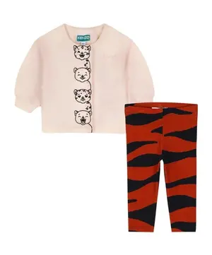 Kenzo Tiger Print Cotton Set
