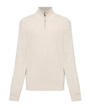 Brioni Long Sleeve Zip Sweater