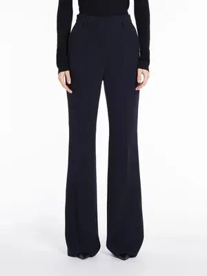 Max Mara Flared Cady Trousers