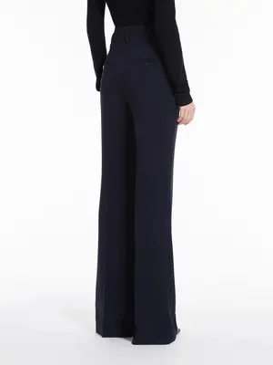 Max Mara Flared Cady Trousers