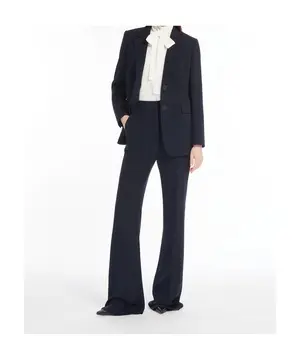 Max Mara Flared Cady Trousers