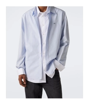 Acne Studios Layered Cotton Poplin Shirt