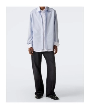Acne Studios Layered Cotton Poplin Shirt