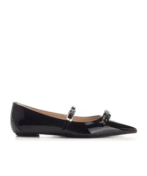 STUART WEITZMAN Pointed Ballet Shoes - Black
