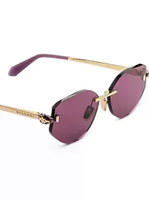 BVLGARI Serpenti Geometric-frame Sunglasses
