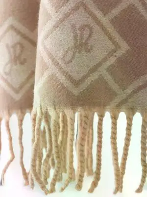 Joseph Ribkoff Logo-monogram Fringed Scarf