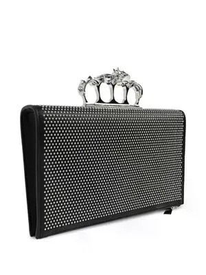 Alexander McQueen Knuckle Studded Clutch Bag