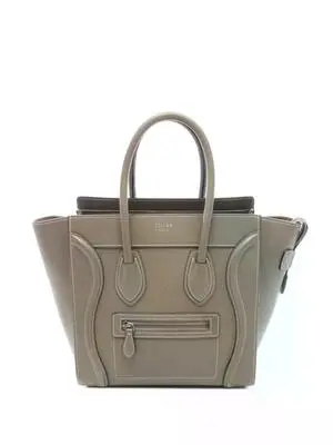 Celine Micro Luggage Tote Bag - Grey