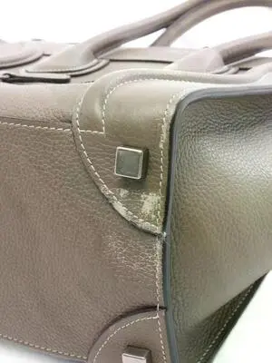 Celine Micro Luggage Tote Bag - Grey