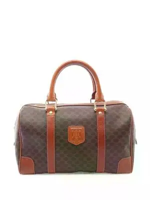 Celine 2000s Macadam Tote Bag - Brown