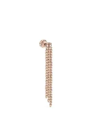OFFICINA BERNARDI Moon Three-row Diamond Drop Earrings