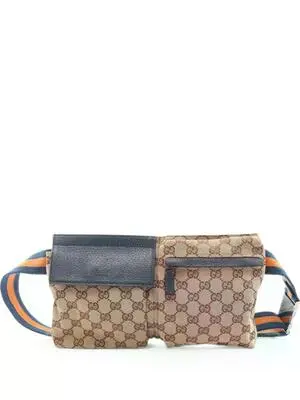 Gucci 2000s Gg Canvas Belt Bag - Neutrals