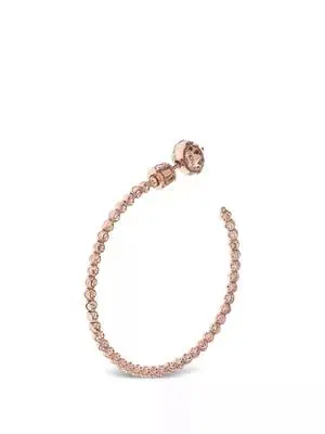 OFFICINA BERNARDI Large Moon Diamond Hoop Earrings - Pink