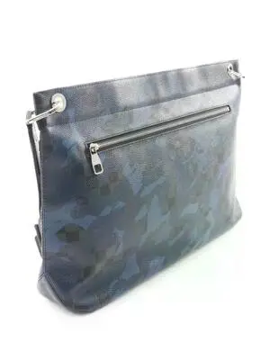 LOUIS VUITTON 2016 Damier Cobalt Camouflage Messenger Bag - Blue