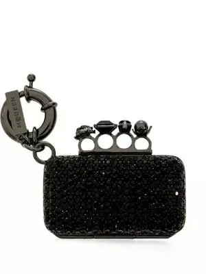 Alexander McQueen Knuckle Clutch Charm Bag Charm - Black
