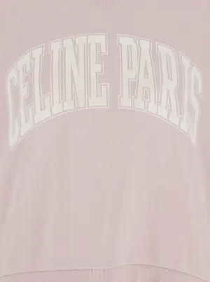 Celine Oversized Sweatshirt In Cotton Fleece