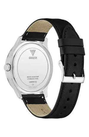 Guess Embossed Logo Watch With Interchangeable Straps