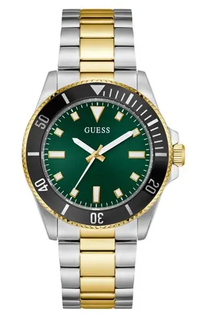 Guess Cliff Bracelet Watch - 2-tone