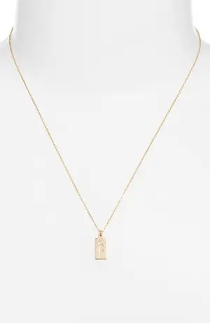 SET & STONES Tawney Birth Flower Pendant Necklace