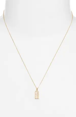 SET & STONES Tawney Birth Flower Pendant Necklace