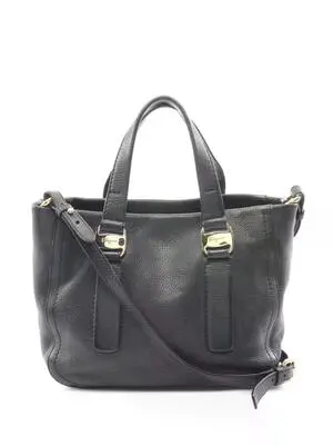 FERRAGAMO Gancini Tote Bag - Black