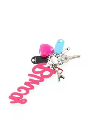 Balenciaga 2010s Hourglass Soft Bag Charm - Pink