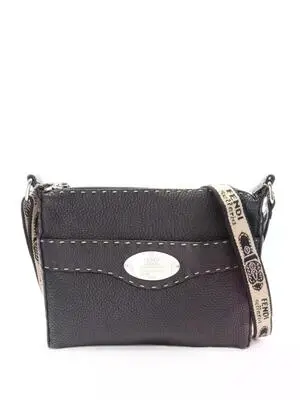 Fendi 2000s Selleria Shoulder Bag - Black
