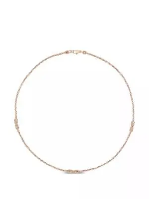 OFFICINA BERNARDI 18k Rose Gold Diamond And Ruby Necklace - Pink